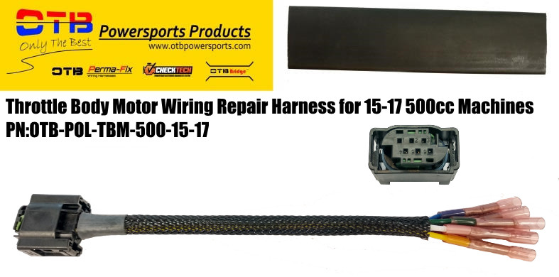 Polaris Throttle Body Motor Wiring Repair Harness for 500cc Machines