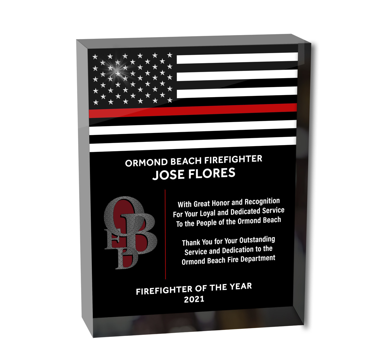 Custom Wall Plaques for Law Enforcement, Fire Rescue, Military ...