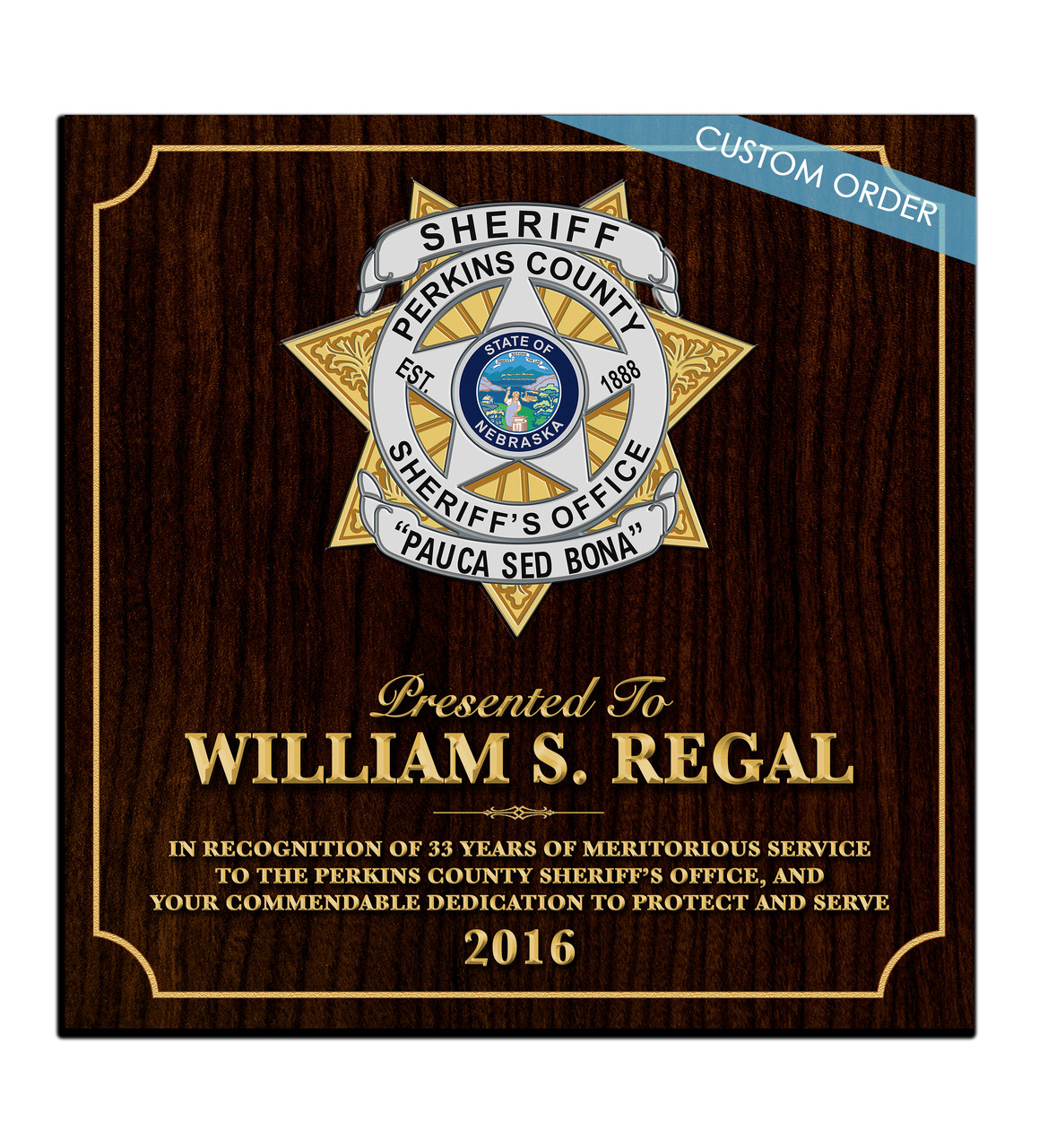 Recognition Plaques-Retirement Plaques-Appreciation Plaques-Custom ...