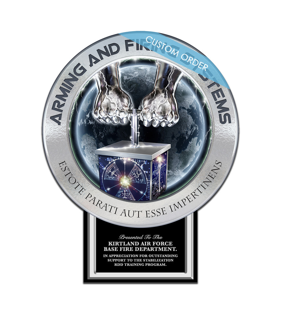 Personalized Patch Plaque with a Bottom Tab for Law Enforcement, Police ...