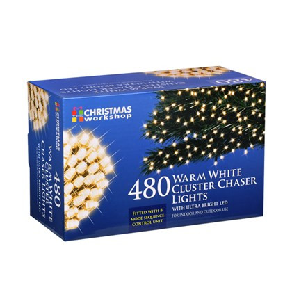 480 LED Warm White Chaser Cluster Light