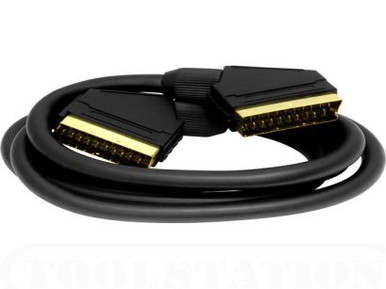 5m Gold Plated Scart Lead - Anderson Electrical