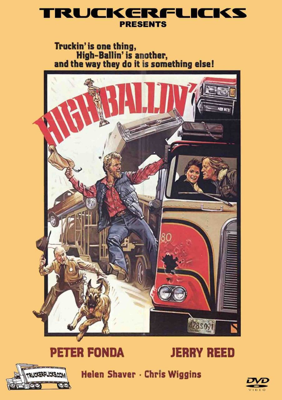 High Ballin' 1977 DVD Peter Fonda, Jerry Reed (Pristine Quality!)