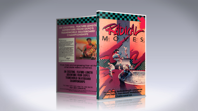 Radical Moves DVD Skateboard movie from 1986 (Expo's Transworld ...