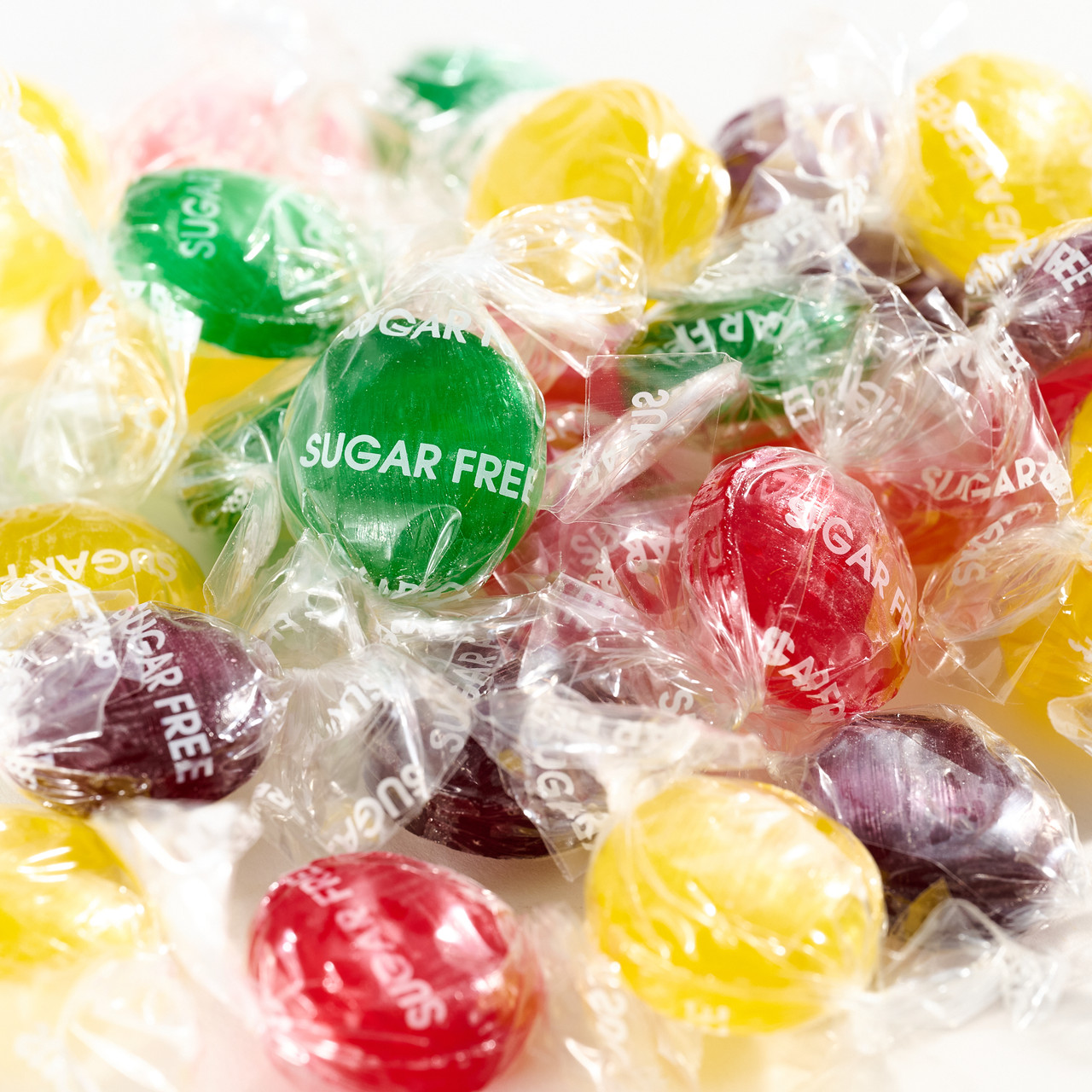 Sugar Free Assorted Fruit Buttons 6 oz. Bag - candycoffeenuts.com