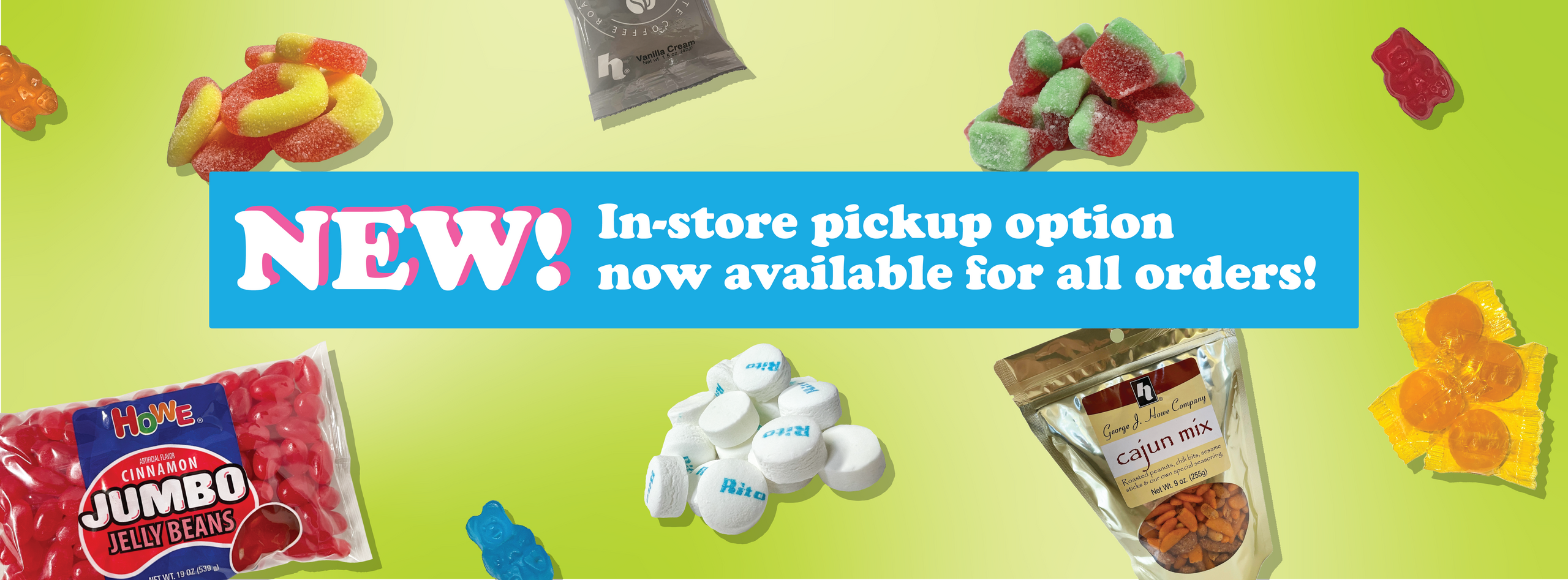 Candy Coffee Nuts | Howe Company | Coffee and Nut Roaster