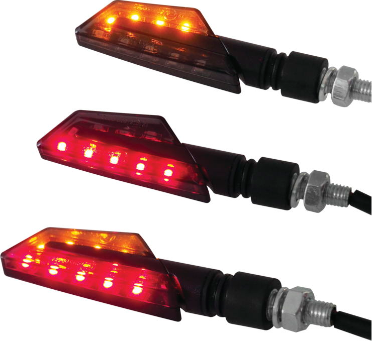 BikeMaster Tanto Rear LED Turn Signals - Riders Biker Supply