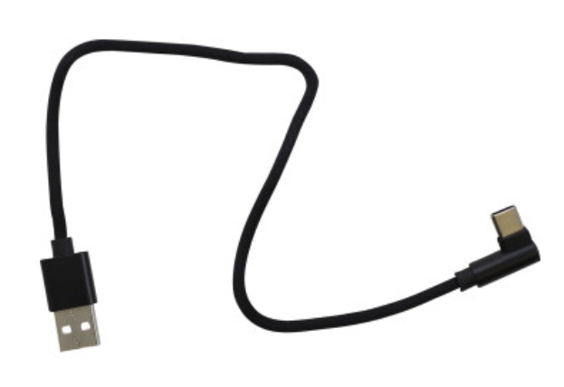 90° USB to USBC - 12" USB Phone Charging Cable - Riders Biker Supply