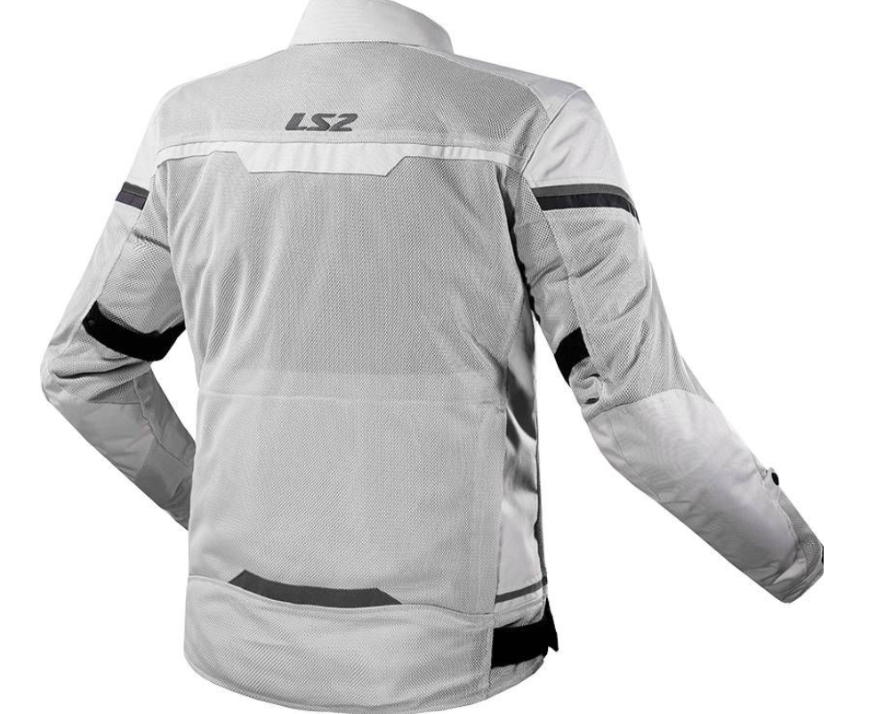LS2 Riva Womens Jacket Light Gray Mesh - Riders Biker Supply