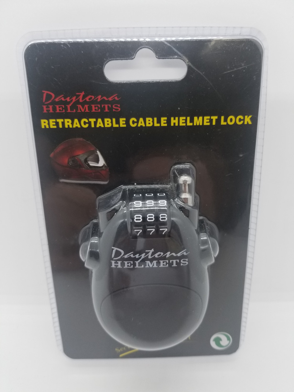 COMBINATION HELMET LOCK For Motorcycle Helmet - Riders Biker Supply