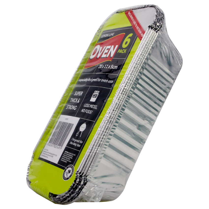 Disposable Foil Oven Baking Containers 6PK | Prices Plus