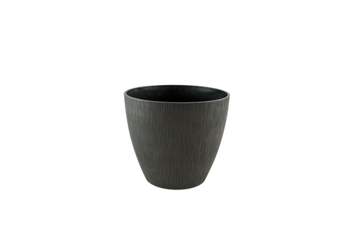 Small Round Ribbed Garden Planter | Prices Plus