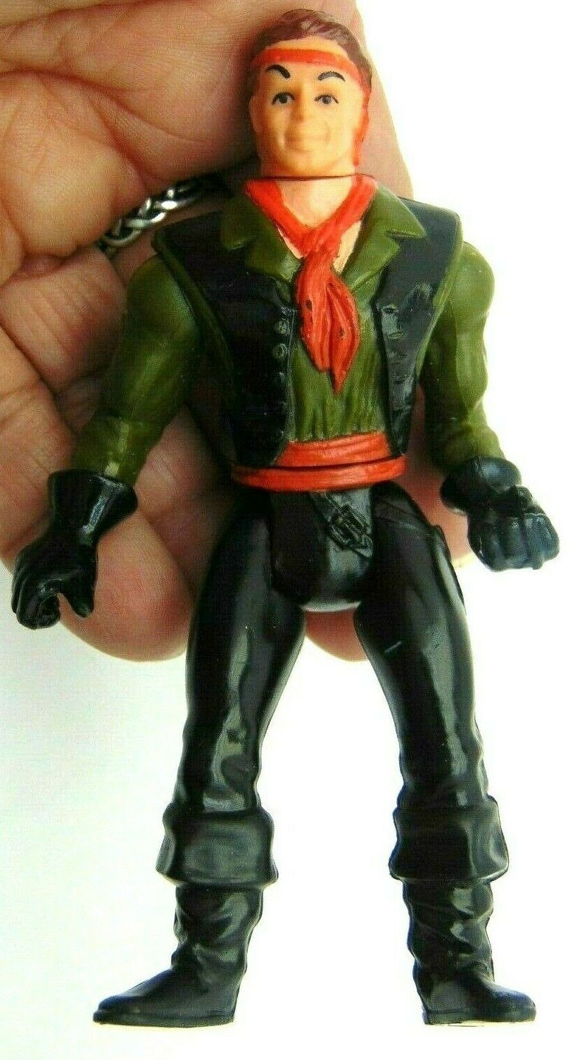 1991 Peter Pan Tri Star Swashbuckling Figure TriStar Toy Captain Hook 4"