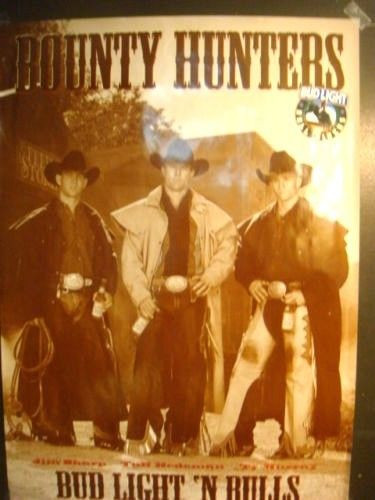 T Hedeman Murray Sharp Bullrider Poster Rodeo Cowboy Bounty Hunter Bud ...