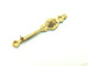 Scepter Pin Brooch Royal Mace Staff Rhinestone Crystal