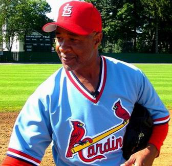 ST. LOUIS CARDINALS 1980's Majestic Cooperstown Throwback Away Baseball ...