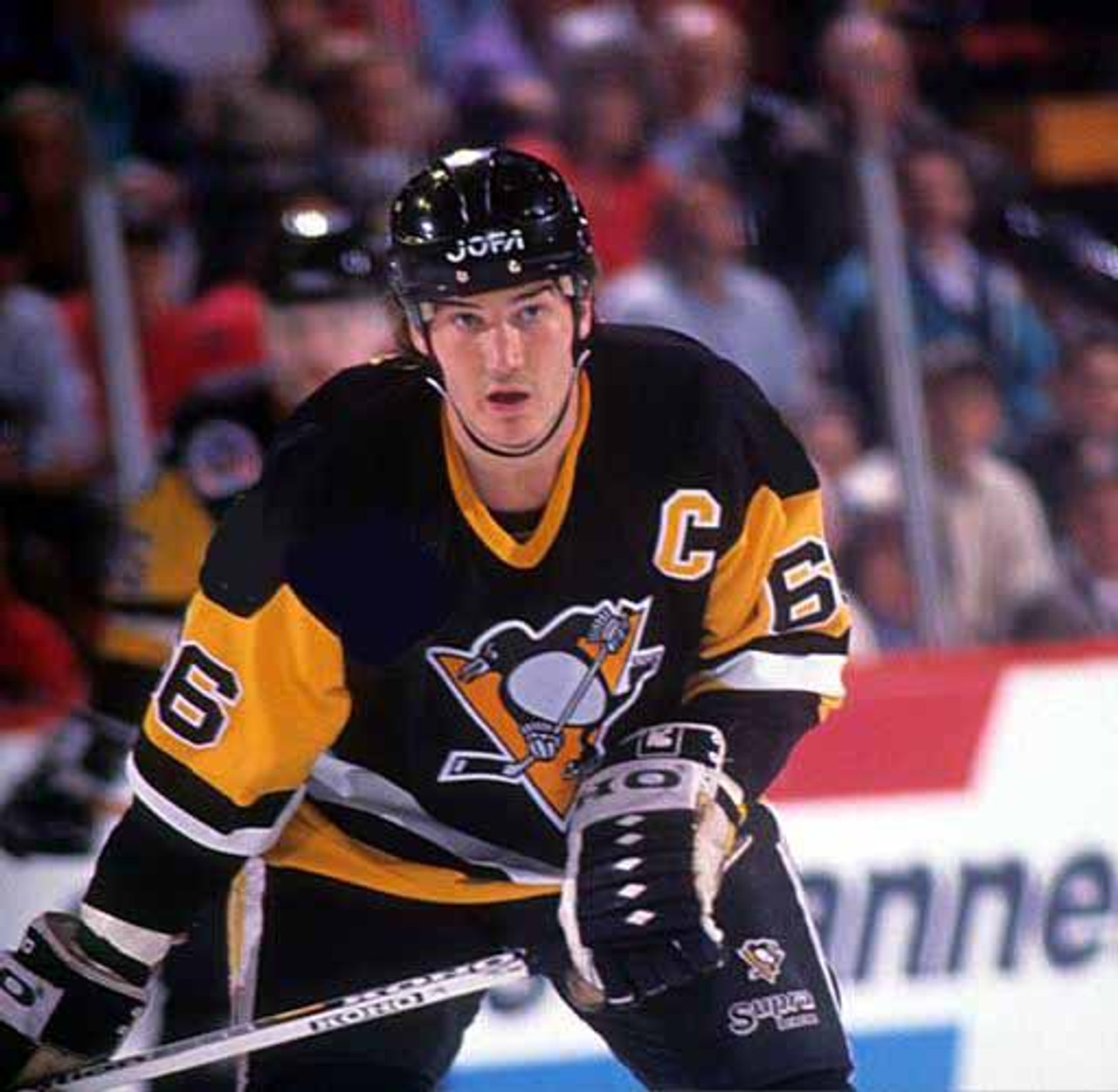 MARIO LEMIEUX | Pittsburgh Penguins 1992 Away CCM Vintage NHL Throwback ...