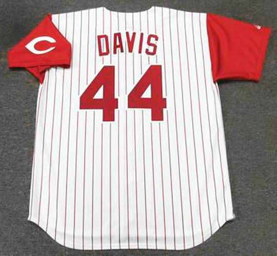 Eric Davis 1996 Cincinnati Reds Home Throwback MLB Baseball Jersey