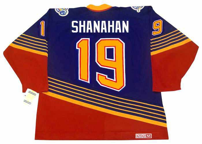 Brendan Shanahan 1994 St. Louis Blues Away Throwback NHL Hockey Jersey