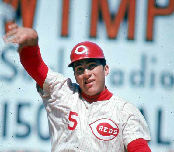 JOHNNY BENCH | Cincinnati Reds 1967 Home Majestic Baseball Throwback Jersey
