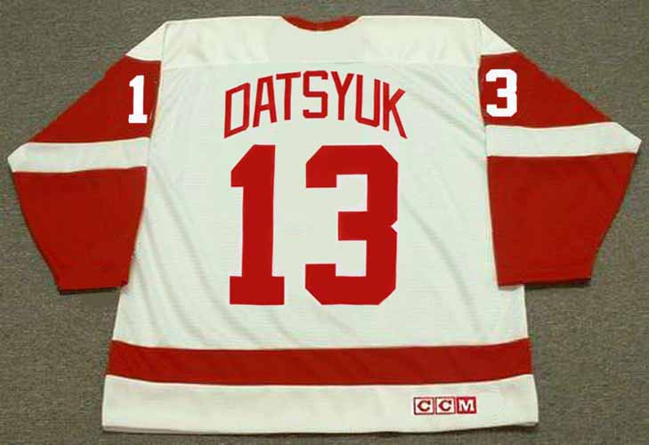 PAVEL DATSYUK | Detroit Red Wings Home 2002 CCM Vintage Hockey Jersey
