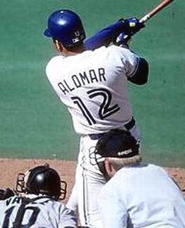 ROBERTO ALOMAR | Toronto Blue Jays 1992 Majestic Throwback Home ...