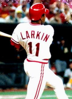 Barry Larkin Jersey - Cincinnati Reds 1990 Home Cooperstown Throwback ...
