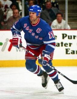 MARK MESSIER New York Rangers 1990's CCM Vintage Throwback NHL Hockey ...