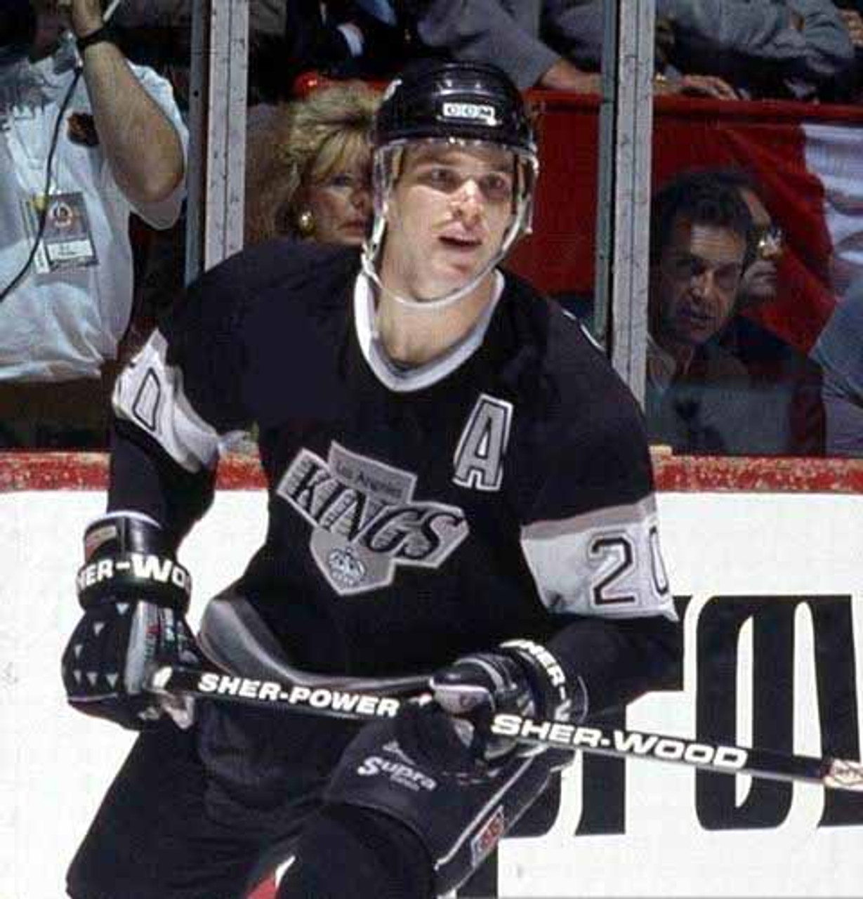 LUC ROBITAILLE | Los Angeles Kings 1993 Away CCM Throwback Hockey Jersey