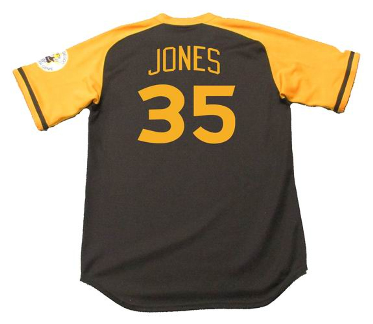 RANDY JONES | San Diego Padres 1978 Away Majestic Throwback Baseball Jersey RANDY JONES | San Diego Padres 1978 Away Majestic Throwback Baseball Jersey