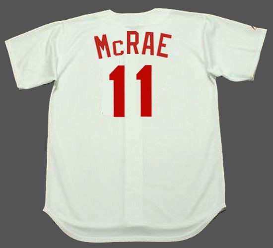 MAJESTIC | HAL McRAE Cincinnati Reds 1971 Cooperstown Baseball Jersey