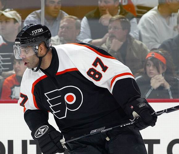 Donald Brashear 2002 Philadelphia Flyers CCM Throwback NHL Hockey Jersey