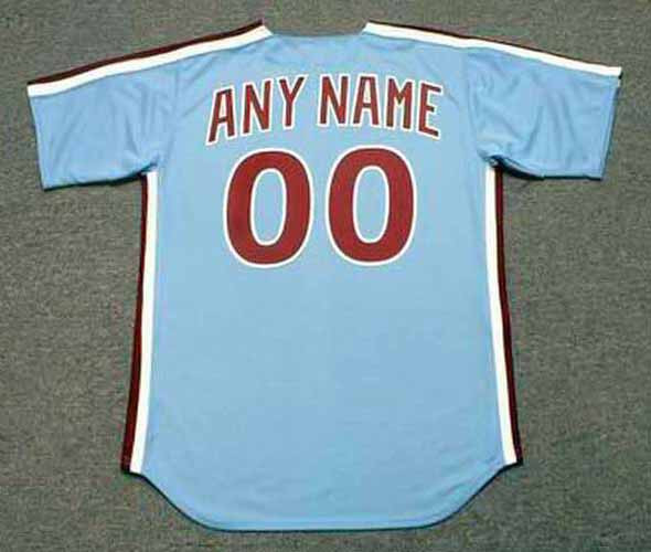 PHILADELPHIA PHILLIES 1980's Majestic Cooperstown Away Jersey ...