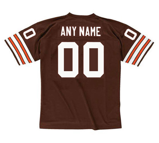 CLEVELAND BROWNS 1970's Throwback NFL Jersey Customized "Any Name & Number(s)" - Custom ...