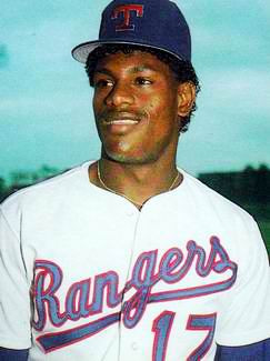 SAMMY SOSA Texas Rangers 1989 Majestic Cooperstown Throwback Baseball ...