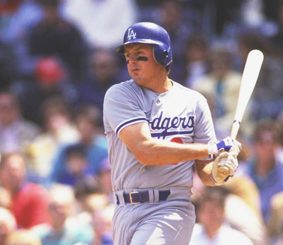 MICKEY HATCHER | Los Angeles Dodgers 1988 Away Throwback Baseball Jersey