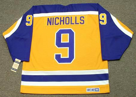 Bernie Nicholls 1985 Los Angeles Kings Throwback NHL Hockey Jersey