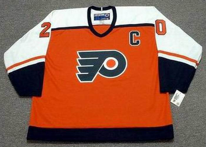 DAVE POULIN Philadelphia Flyers 1987 Away CCM Throwback NHL Hockey ...
