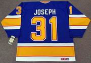 Curtis Joseph 1991 St. Louis Blues Vintage Throwback NHL Hockey Jersey
