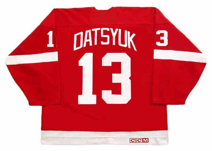 PAVEL DATSYUK | Detroit Red Wings Away 2002 CCM Vintage Hockey Jersey