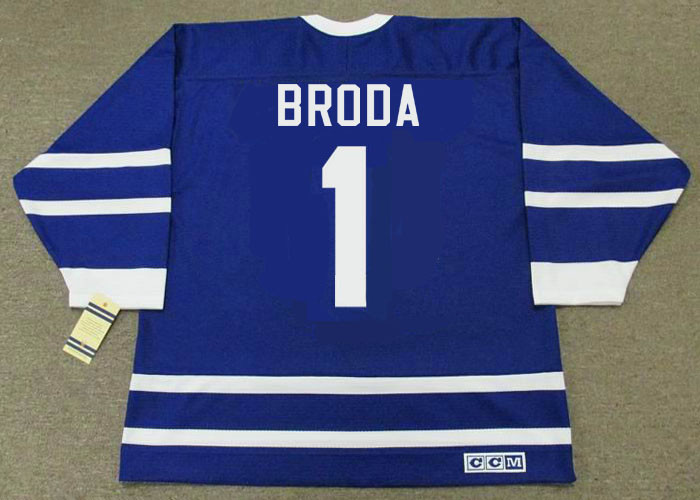 TURK BRODA | Toronto Maple Leafs 1940's Vintage Throwback Hockey Jersey