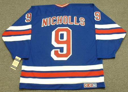 BERNIE NICHOLLS New York Rangers 1990 CCM Vintage Throwback NHL Hockey ...
