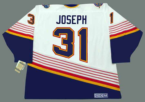 Curtis Joseph 1994 St. Louis Blues Home Throwback NHL Hockey Jersey