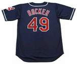 John Rocker Jersey - Cleveland Indians 2001 Alternate Throwback MLB ...