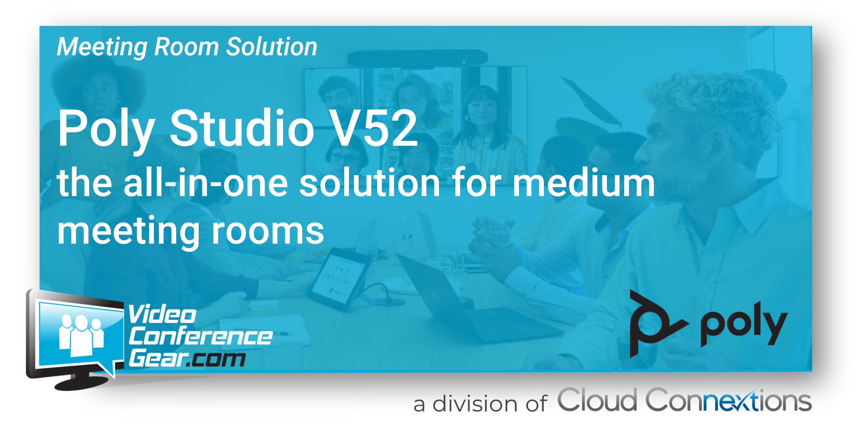 Poly Studio V52: The Ultimate All-in-One Video Bar for Medium Rooms ...