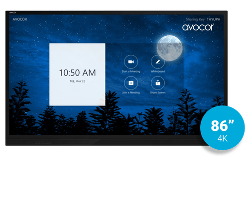 Avocor AVE-8630-A | E-Series Interactive Touch Display | 86" | 4K UltraHD