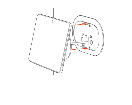 HP Poly Accessory | Wall Mount for Poly TC10 Room Controller