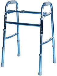 side fold walker frame is manufactured from lightweight aluminium and ...