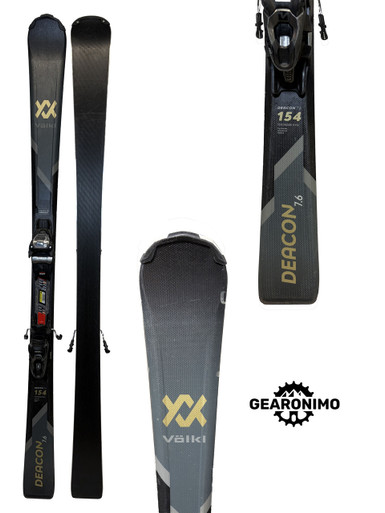 Volkl Deacon 7.6 w/ Marker FDT 10 Bindings