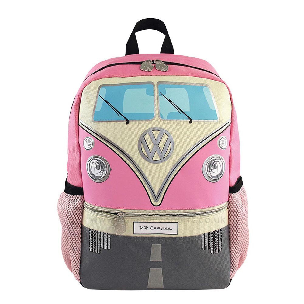 Volkswagen Front Campervan T1 Small Backpack - Idea School Bag for Children